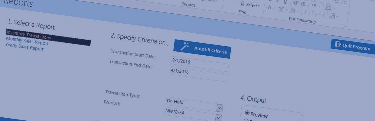 ACCESS REPORT GENERATOR | FREE DEMO | 773-809-5456